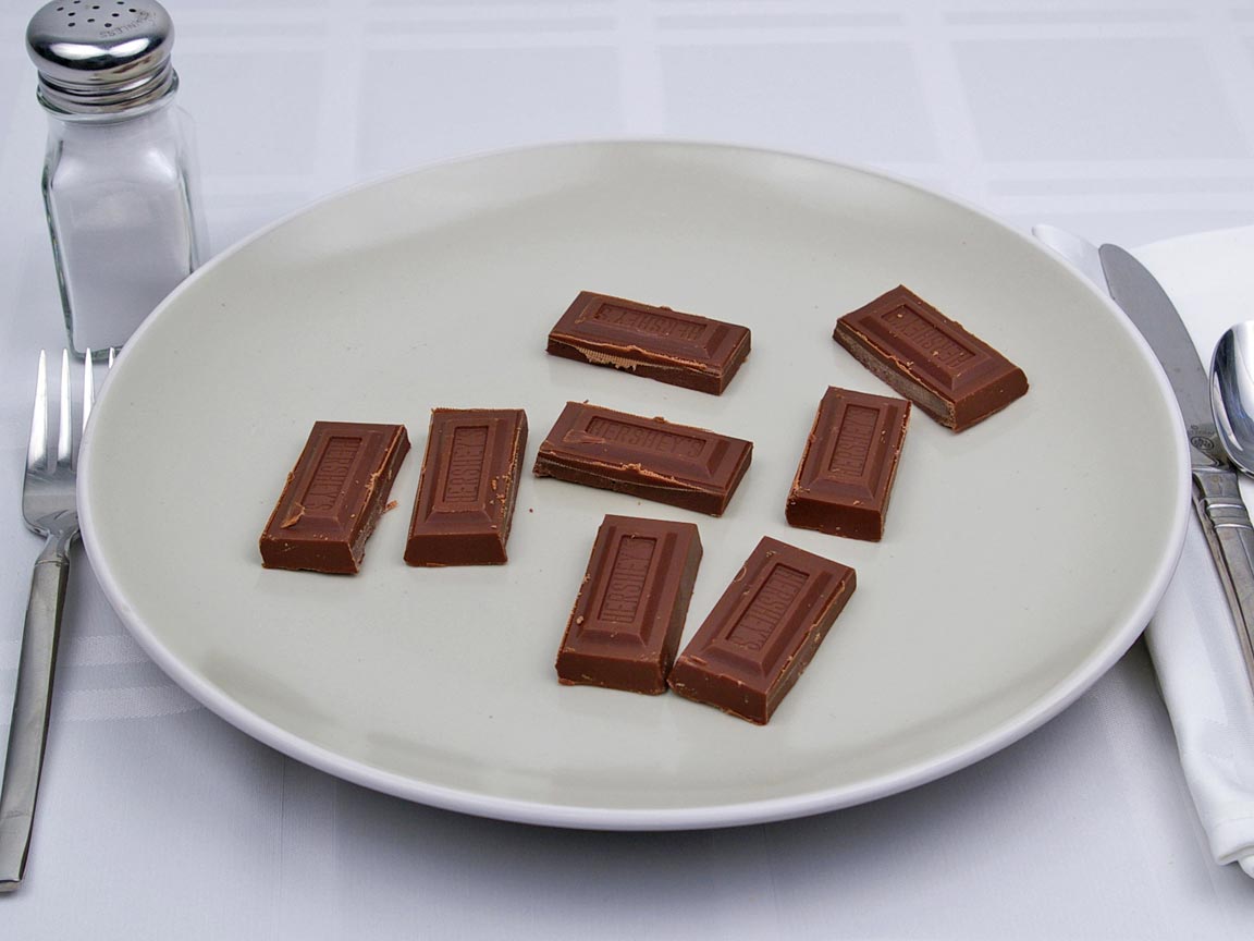 Calories In 198 Grams Of Hershey s Milk Chocolate Bar Large 