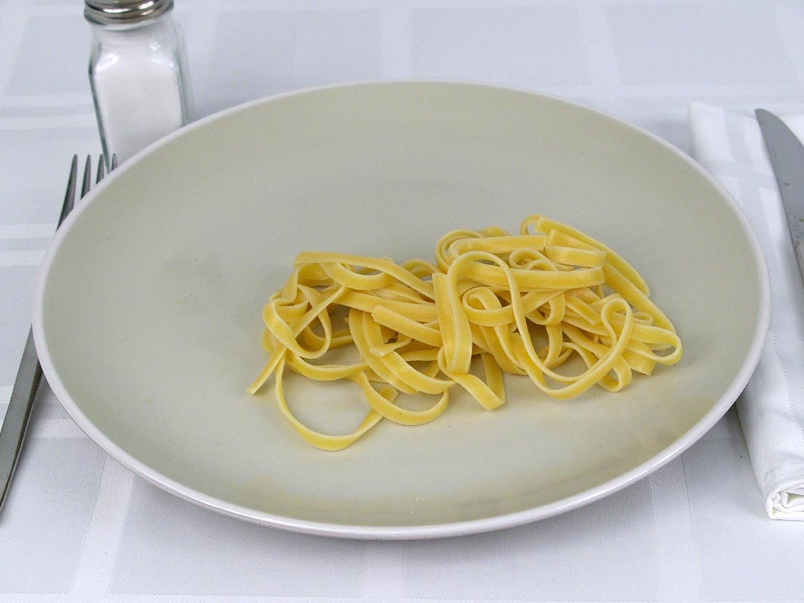 Calories In 85 Grams Of Fettuccine Pasta 