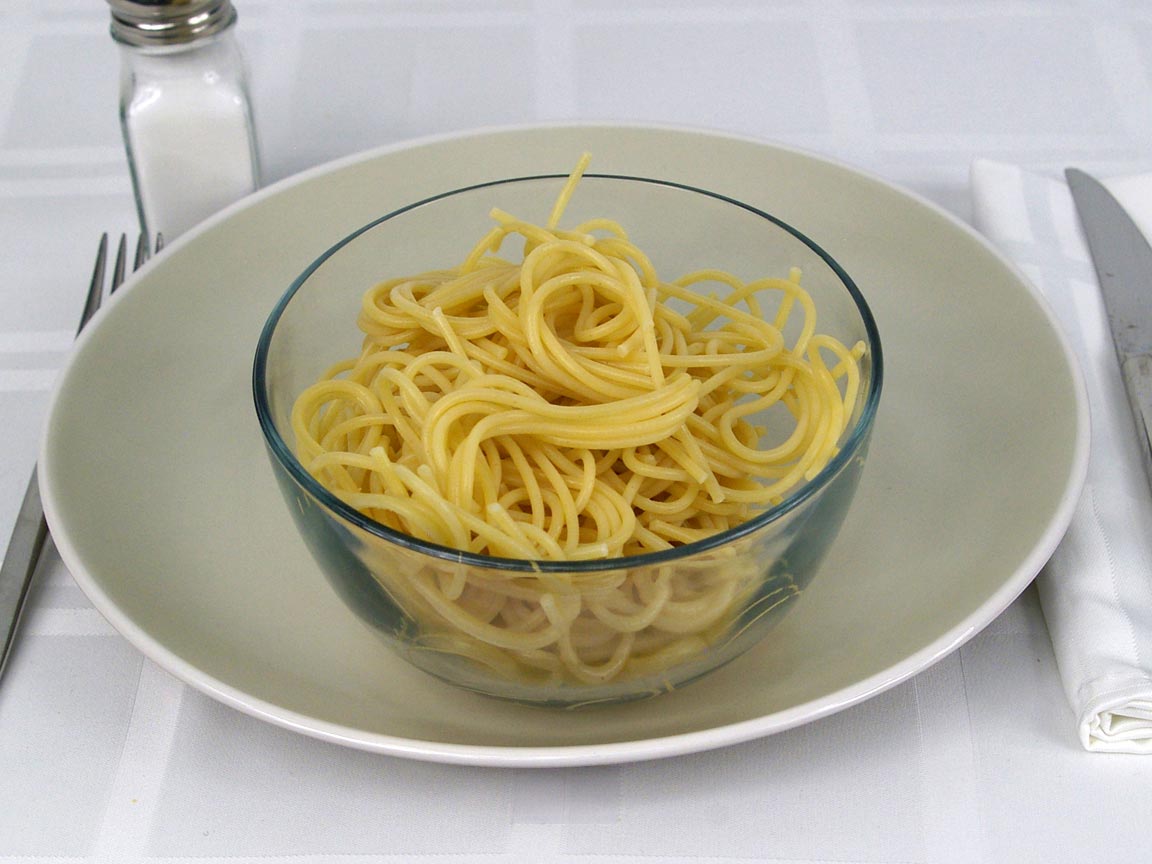 Calories In 56 Grams Of Spaghetti Pasta 