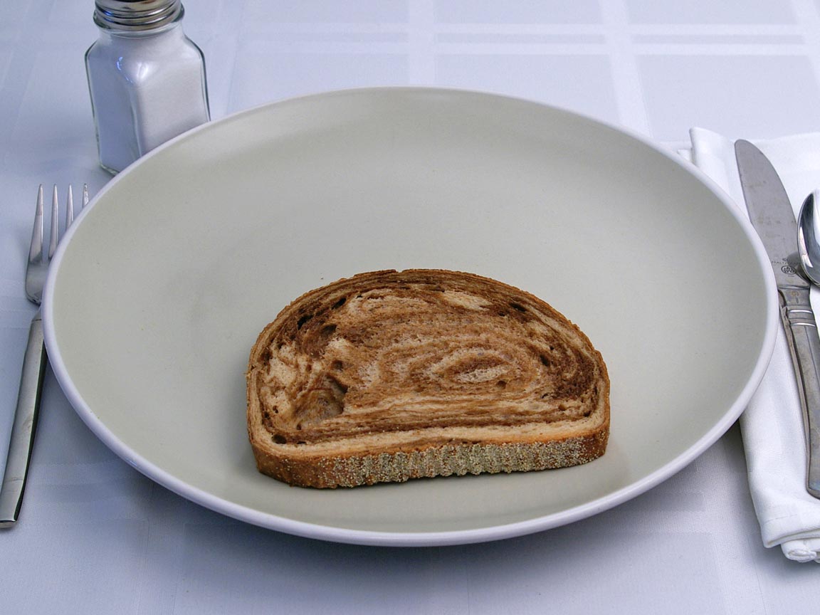 Calories In 1 Slice s Of Rye Bread Avg 