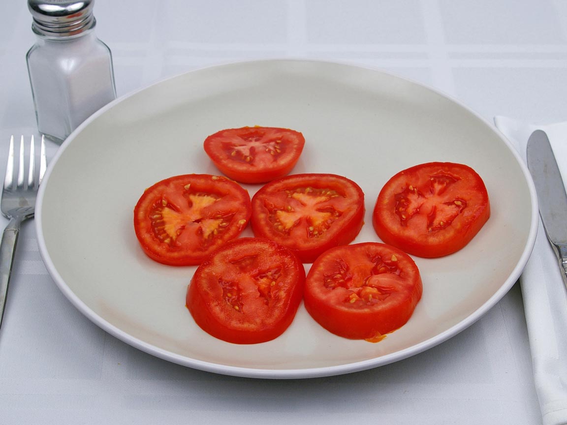 Calories In 170 Grams Of Tomatoes Sliced Calories In 170 Grams Of Tomatoes Sliced